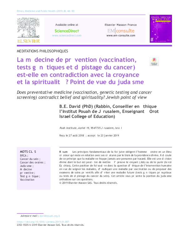 Prévention et dépistage du cancer du col de l 'utérus