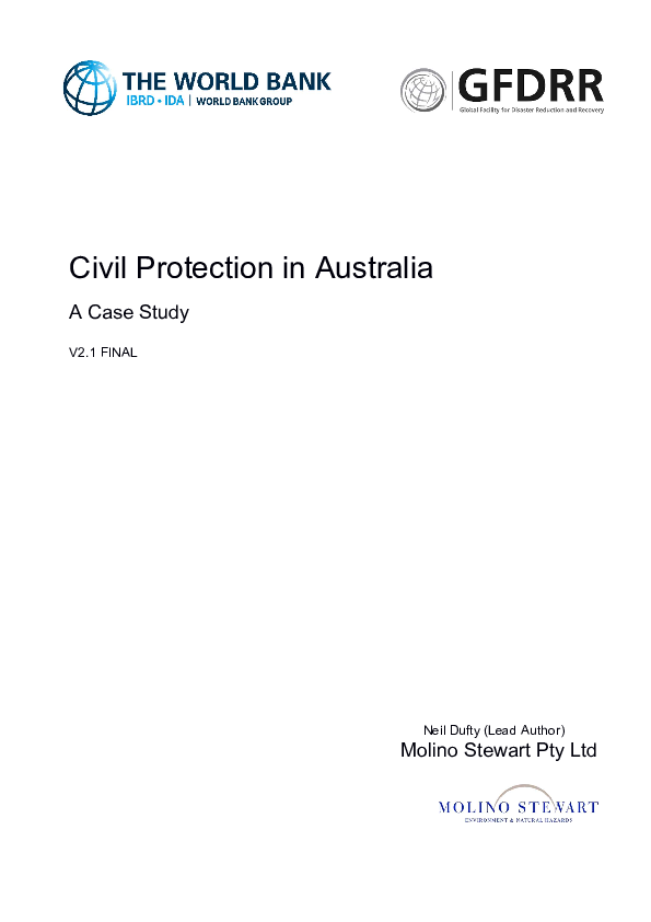 (PDF) Civil Protection in Australia