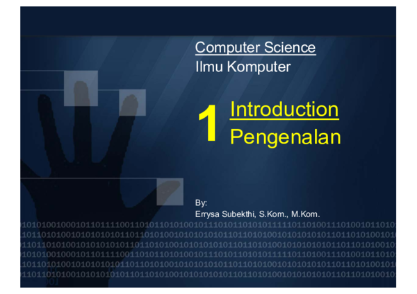 (PDF) CS Ch01 Introduction