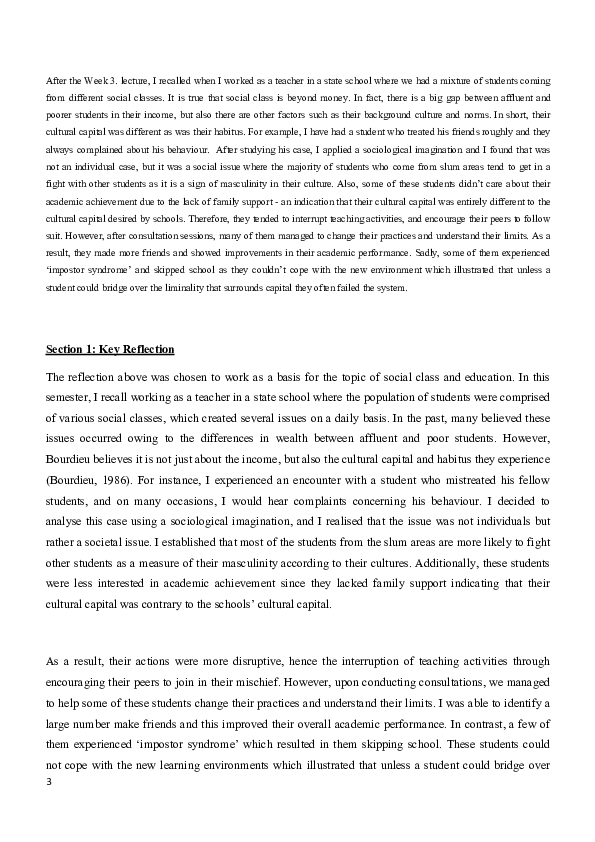 (PDF) Social class and education