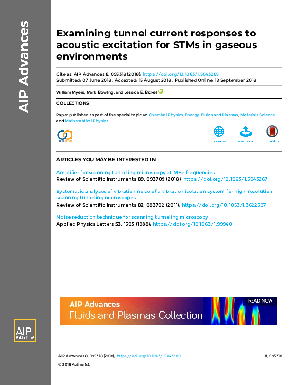 (PDF) Vibration isolation for scanning tunneling microscopy | Jason ...
