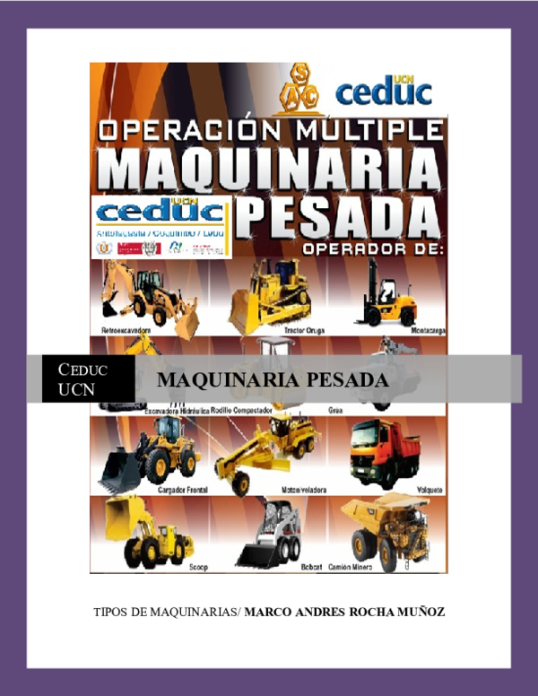 (DOC) Ceduc UCN MAQUINARIA PESADA