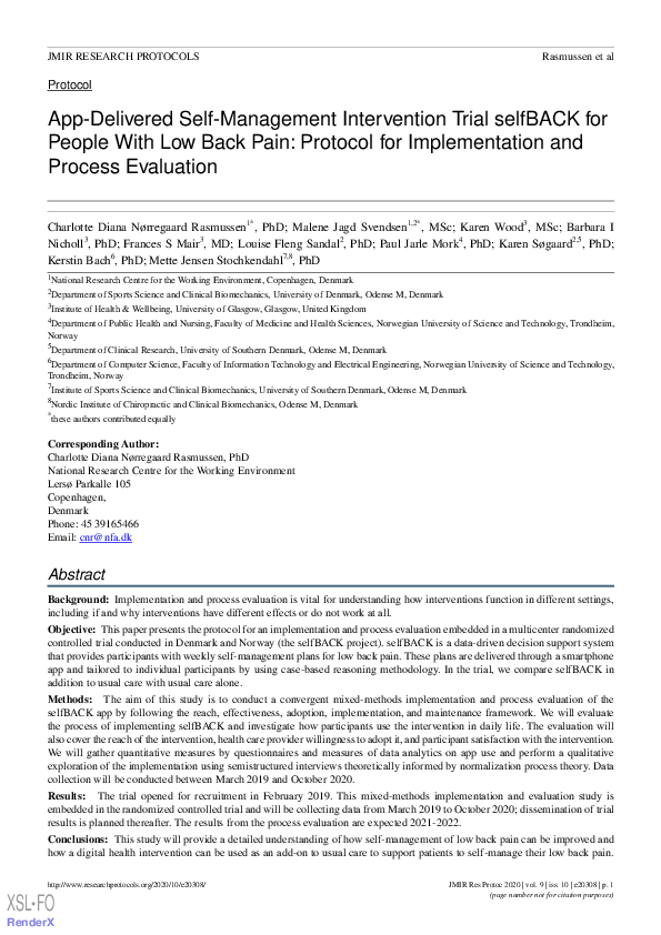 (PDF) Protocol App-Delivered Self-Management Intervention Trial ...