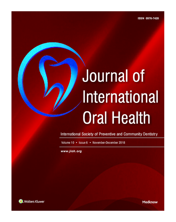 (PDF) Journal of Journal of International International Oral Health ...