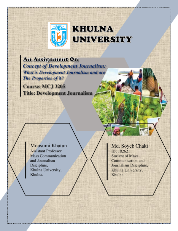 (PDF) Concept of Development Journalism: What is Development Journalism ...