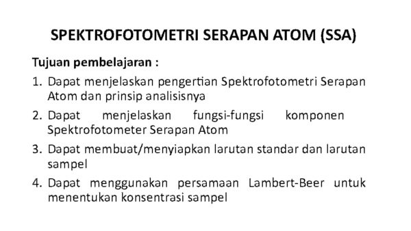 (PPT) SPEKTROFOTOMETRI SERAPAN ATOM 2
