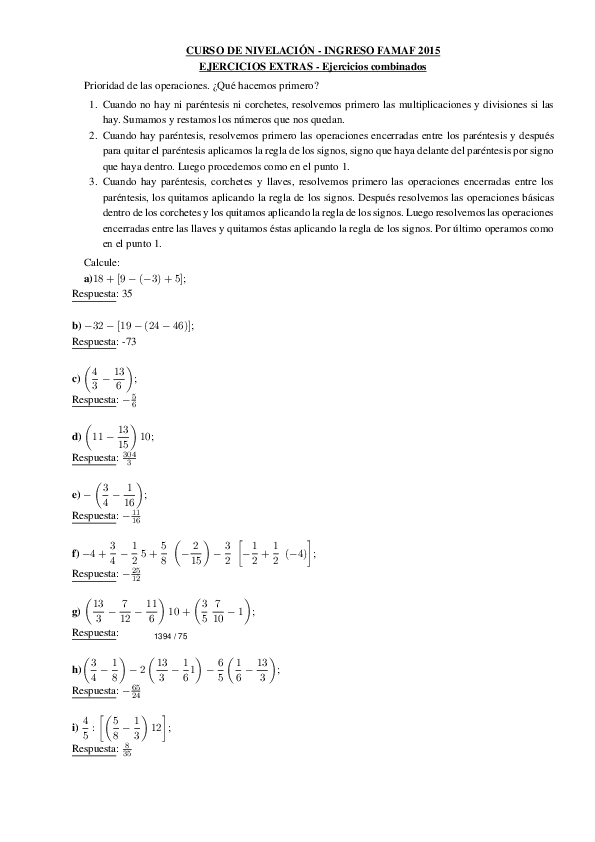 (PDF) Ejercicios combinado cap