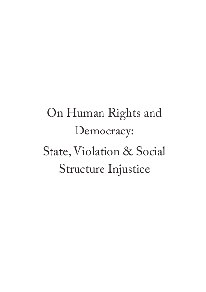 (PDF) On Human Rights and Democracy: State, Violation & Social ...