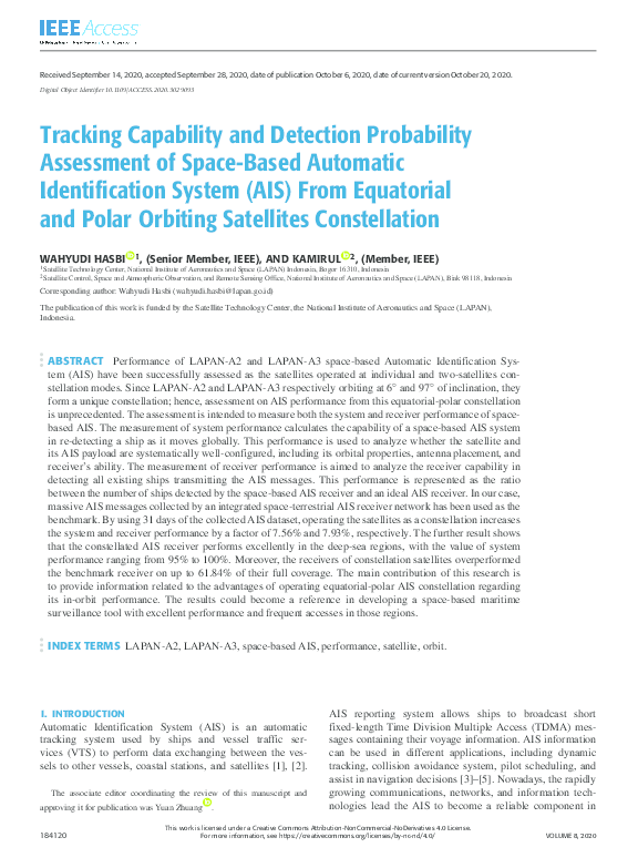 (PDF) Tracking Capability and Detection Probability Assessment of Space ...
