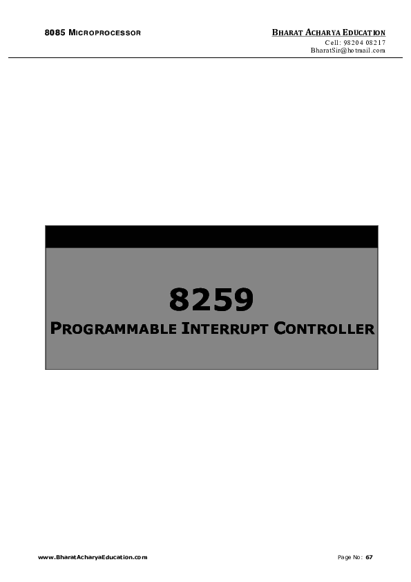 (PDF) 8259 Architecture