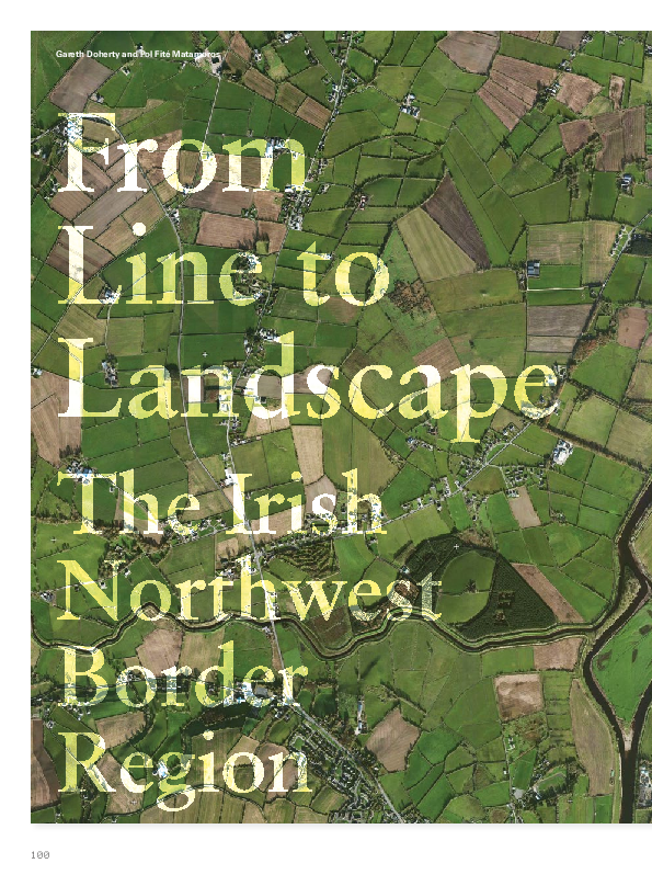 (PDF) From Line to Landscape: The Irish Northwest Border Region