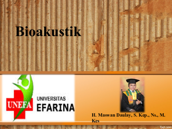 (PPT) Bioakustik
