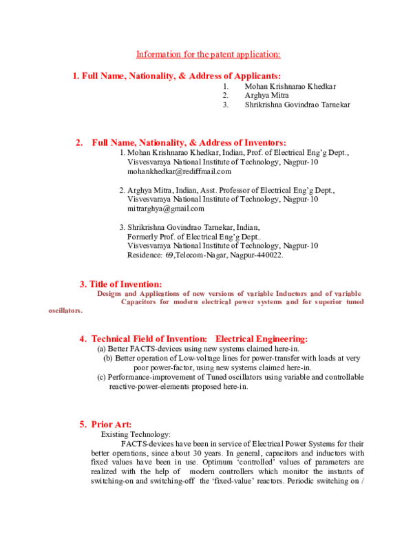 (DOC) Patent 2019 draft submitted