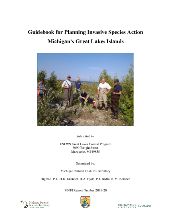 (PDF) Guidebook for Planning Invasive Species Action Michigan's Great ...