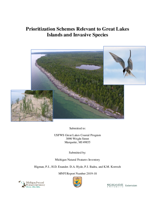 (PDF) Prioritization Schemes Relevant to Great Lakes Islands and ...