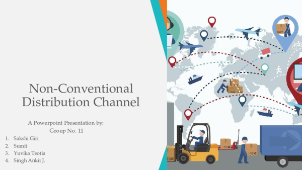 (PPT) Non Conventional Distribution Channel