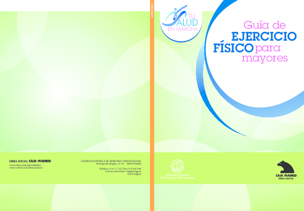 (PDF) Guía de Ejercicio para Adultos mayores