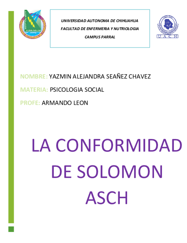 (DOC) SOLOMON ASCH