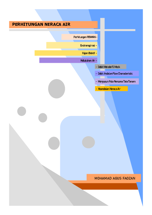 (PDF) PERHITUNGAN NERACA AIR Hujan Efektif - Kebutuhan Air - -Debit Metode FJ Mock -Debit ...