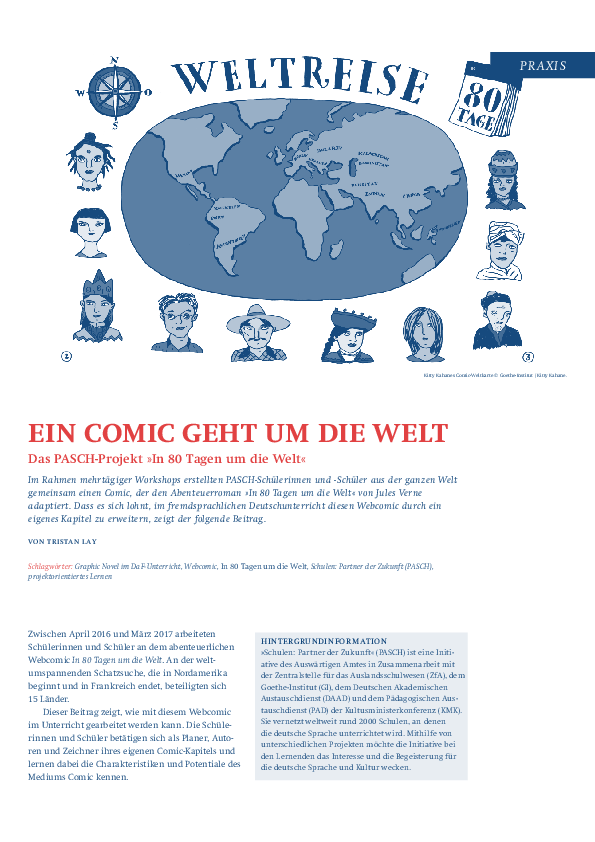 (PDF) Ein Comic geht um die Welt: das PASCH-Projekt 'In 80 Tagen um die ...