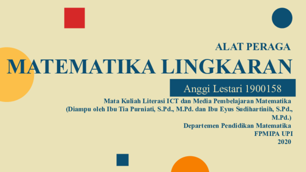 (PPT) Anggi Lestari ppt alat peraga matematika lingkaran