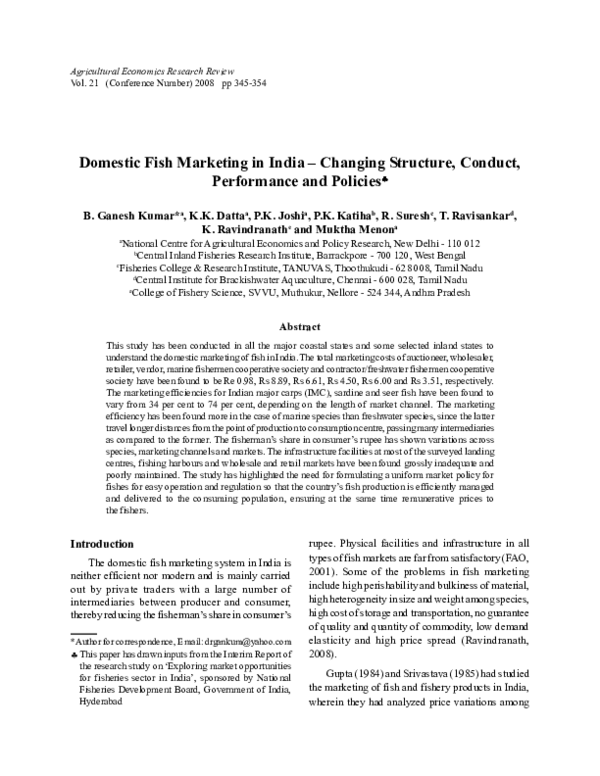 (PDF) -Domestic fish market