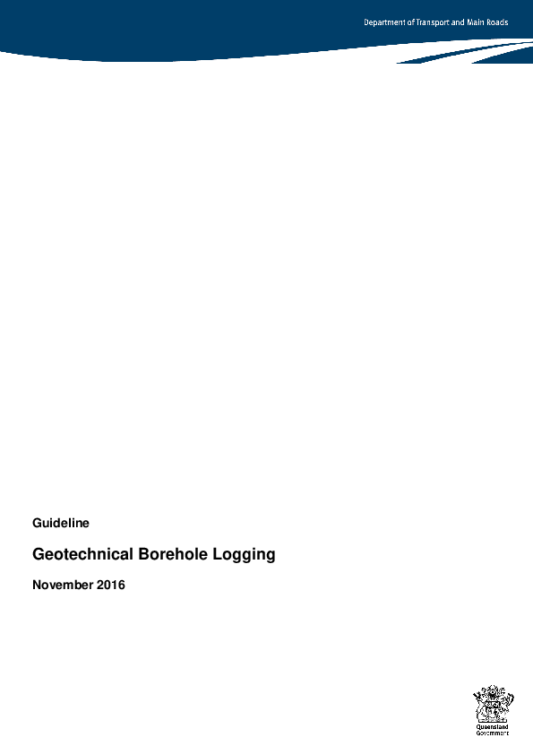 Pdf Geotechnical Borehole Logging 