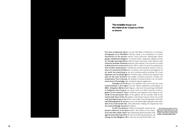 (PDF) The Invisible Image and the Index of an Imaginary Order