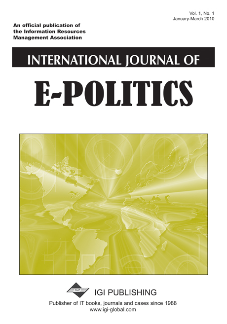 (PDF) International Journal of E-Politics, Special Inaugural Issue "E ...