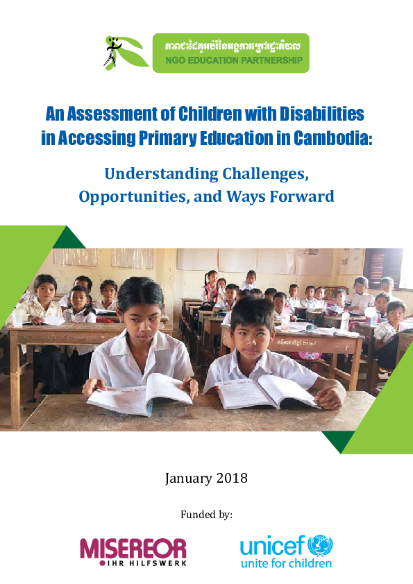(PDF) An Assessment of Children with Disabilities in Accessing Primary ...