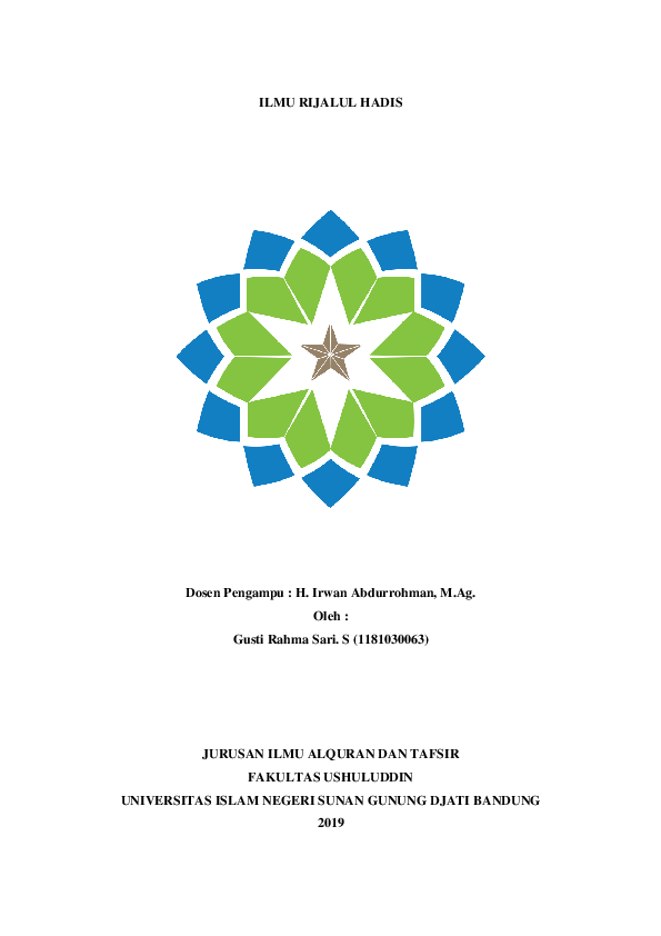 (PDF) ILMU RIJALUL HADIS