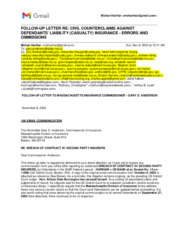 (PDF) BREAKING NEWS: Mass DOI still UNRESPONSIVE re Counterclaims for ...