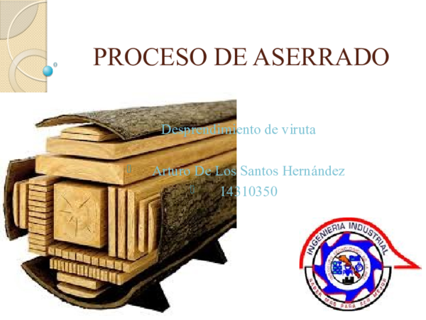 (PPT) PROCESO DE ASERRADO