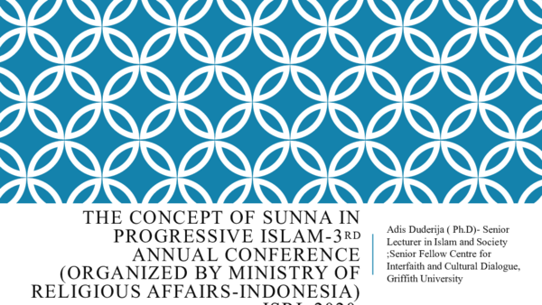 (PPT) The Concept of Sunna in Progressive Islam ISRL 2020
