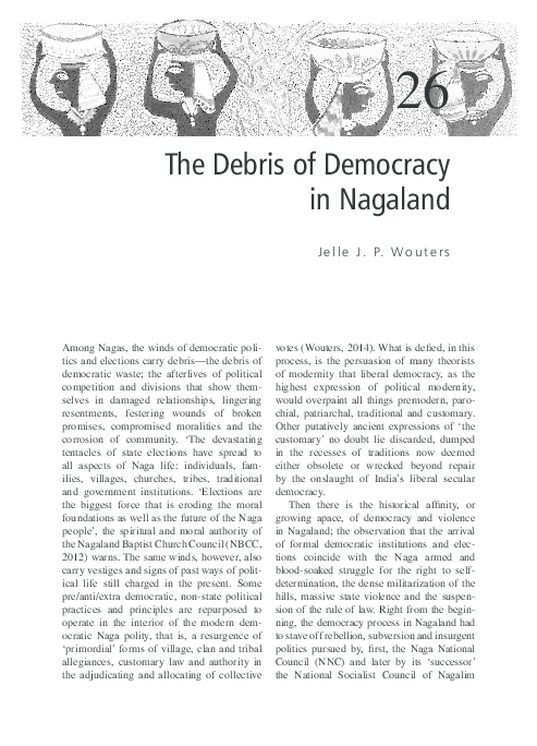 (PDF) The Debris of Democracy in Nagaland. In Jagannath Ambagudia and ...