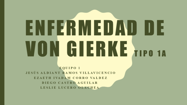 (PPT) Enfermedad de Von gierke tipo 1a