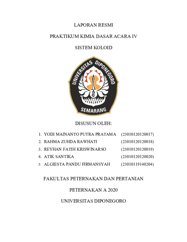 (DOC) LAPORAN RESMI
