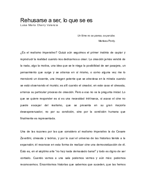 (DOC) Rehusarse a ser lo que se es | LUISA MARÍA CHARRY VALENCIA ...