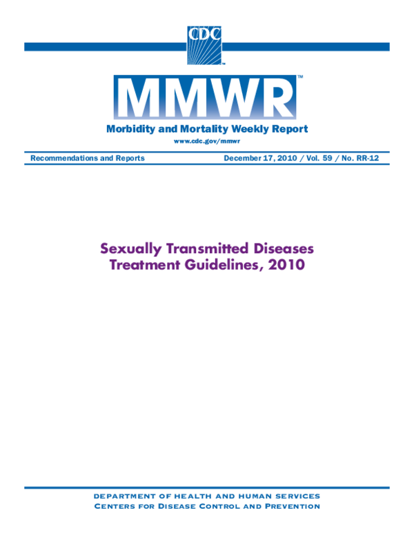 (PDF) department of health and human services Centers for Disease ...