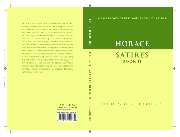(PDF) Horace, Satires Book 2