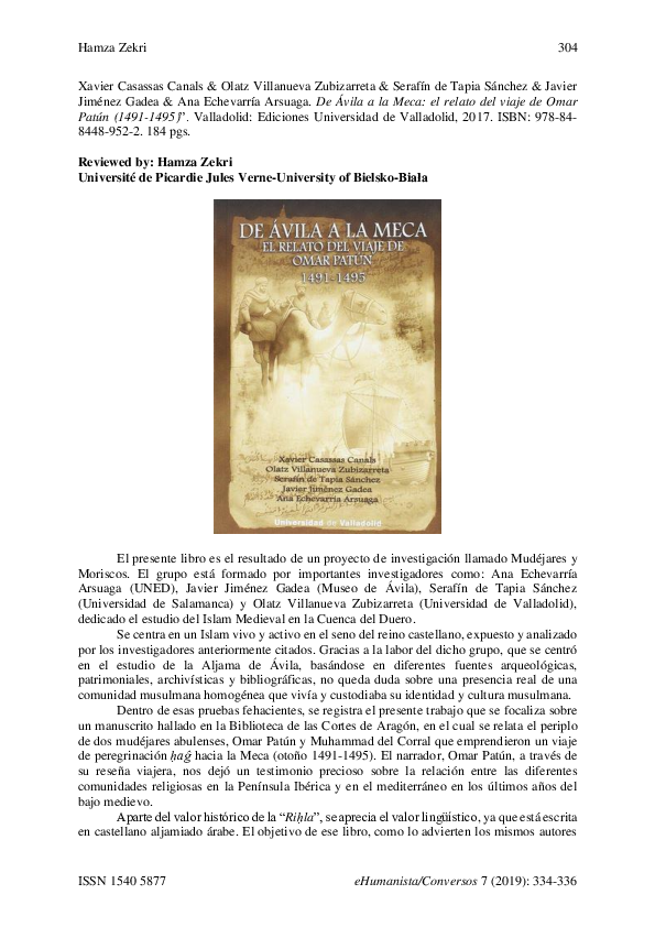 (PDF) Reseña- Xavier Casassas Canals, Olatz Villanueva Zubizarreta ...