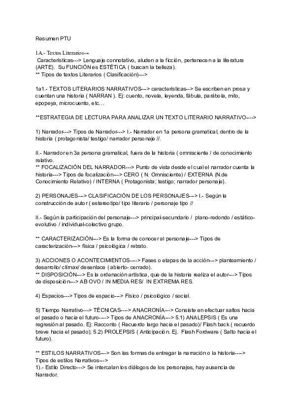 (DOC) Resumen PTU Lenguaje