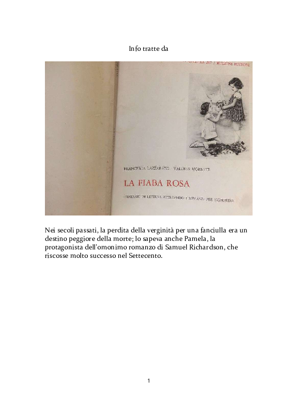 (PDF) Storia del Romanzo Rosa (3) Richardson e le Scrittrici del XVIII ...