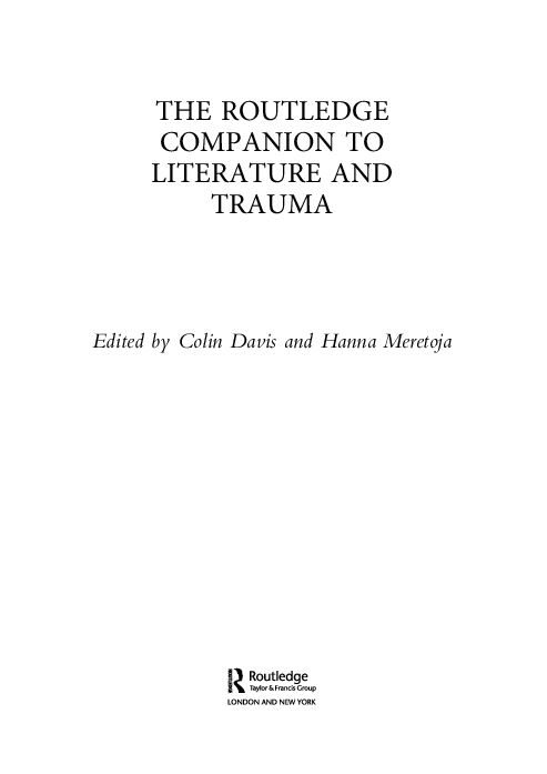 (PDF) Trauma and the Implicated Subject