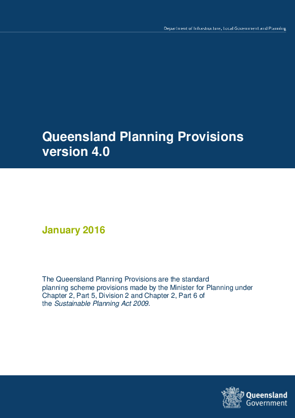 (PDF) Queensland Planning Provisions version 4.0