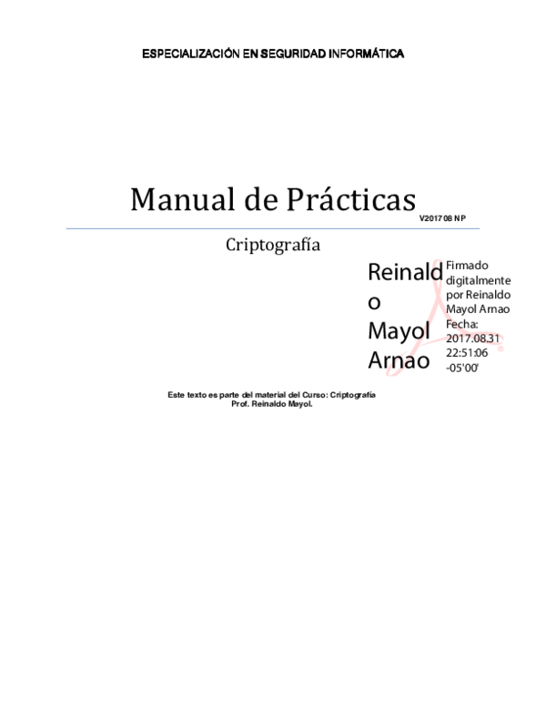 (PDF) Manual de Prácticas Criptografía