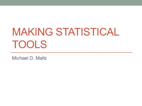 (PPT) FRB2 Making Statistical Tools | Michael Maltz - Academia.edu