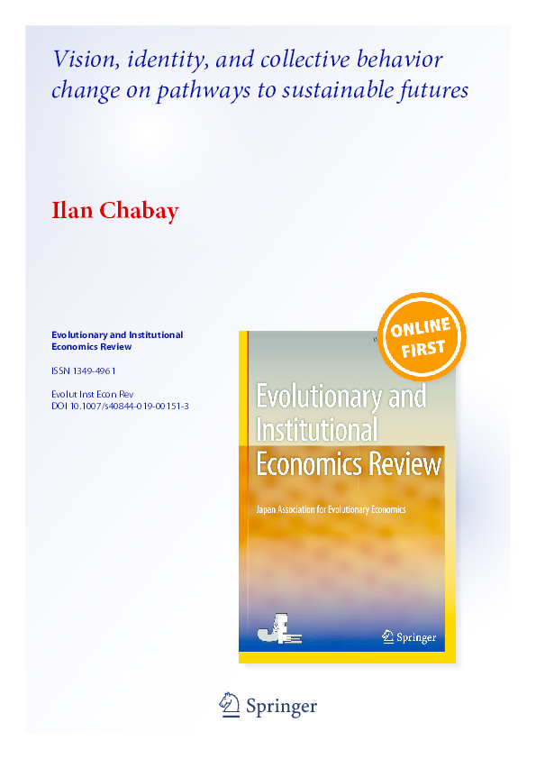 (PDF) Chabay 2019 vision identity collective behavior EIER
