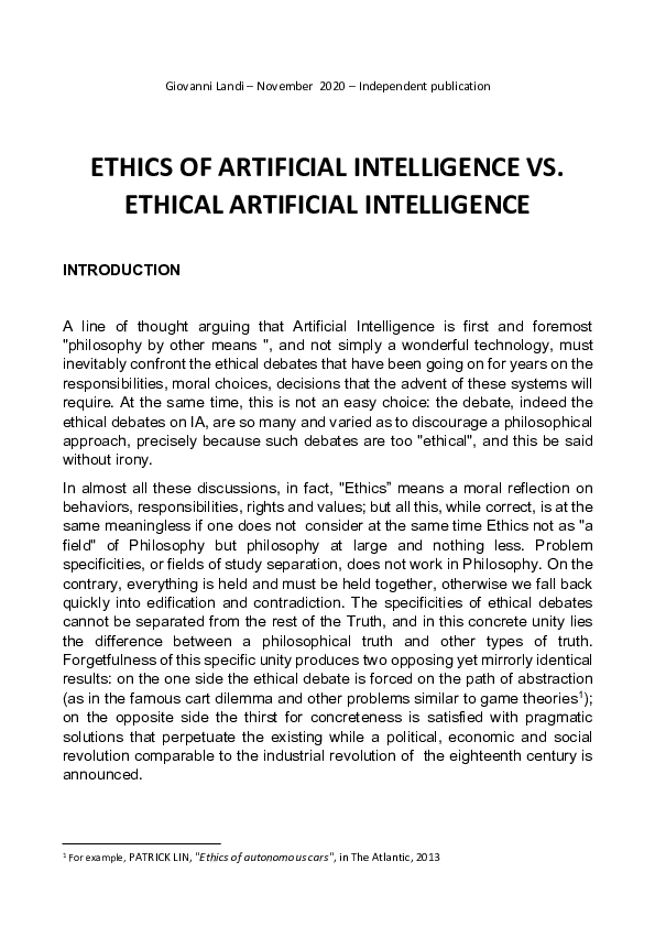 (PDF) Ethical AI
