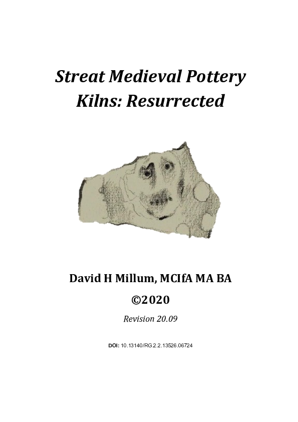 (PDF) Streat Medieval Pottery Kilns: Resurrected